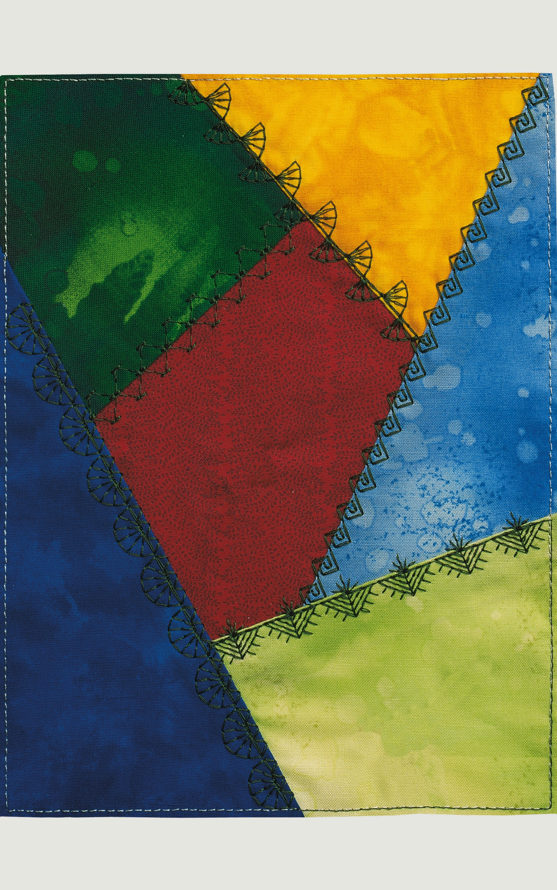 Crazy Patch Quilt Pattern