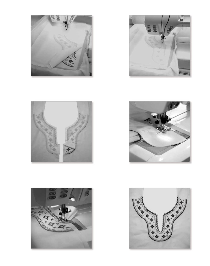 Decorative Facing Neckline