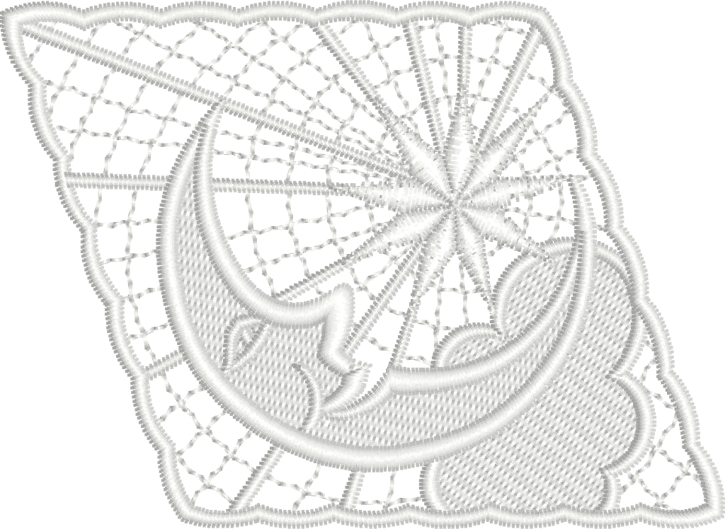 Moon and Stars Lace