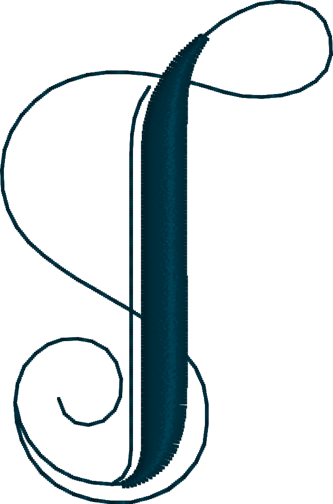 Script Letter 50 J