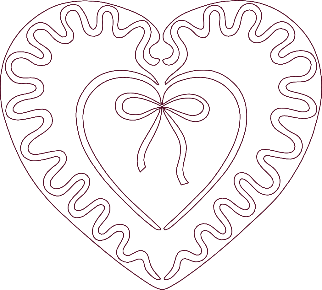 Heart Line Art