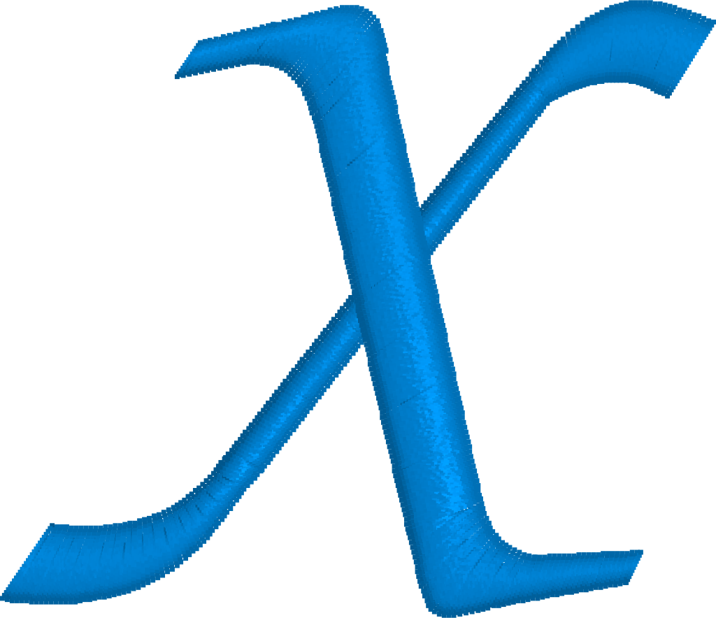 Alpha Calligraphic X