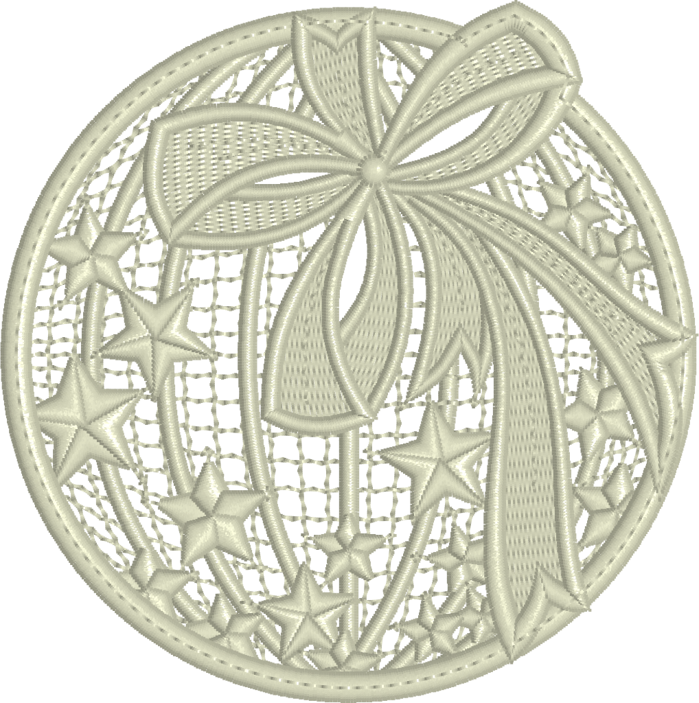 Free Standing Lace - Christmas