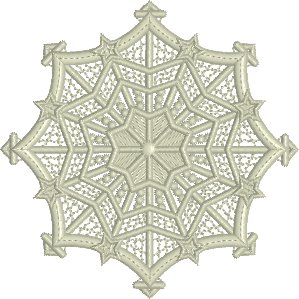 Christmas Lace Star