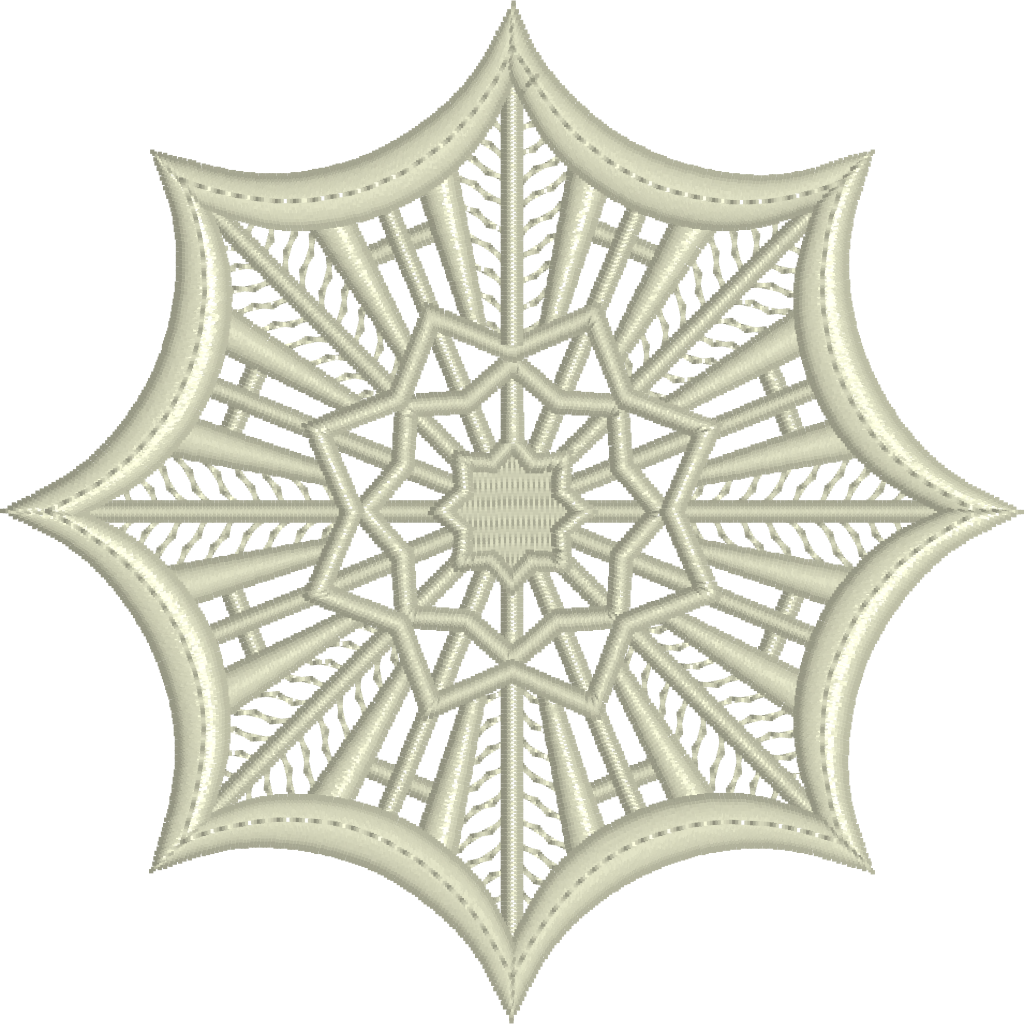 Christmas Lace Star