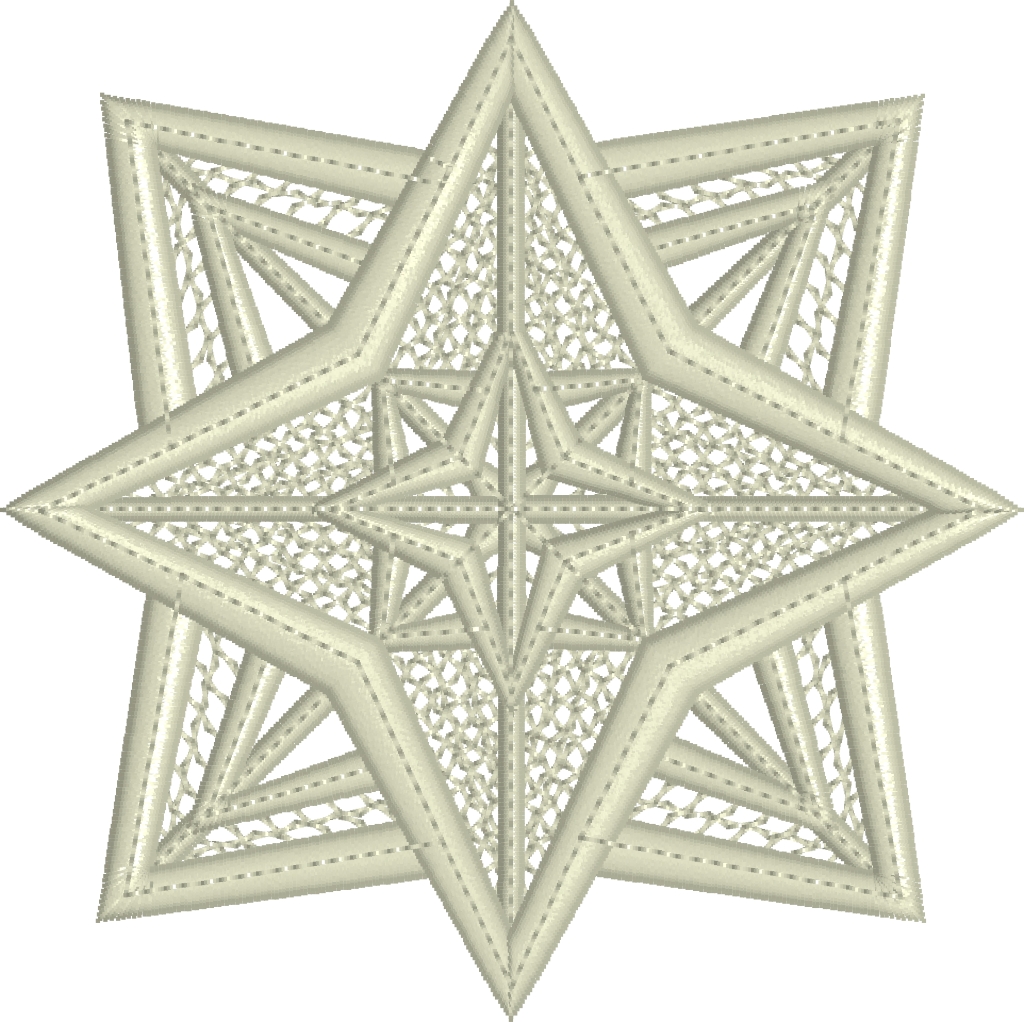 Christmas Lace Star