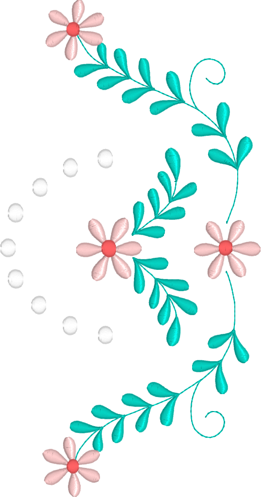 Simple Flower Border Desgin