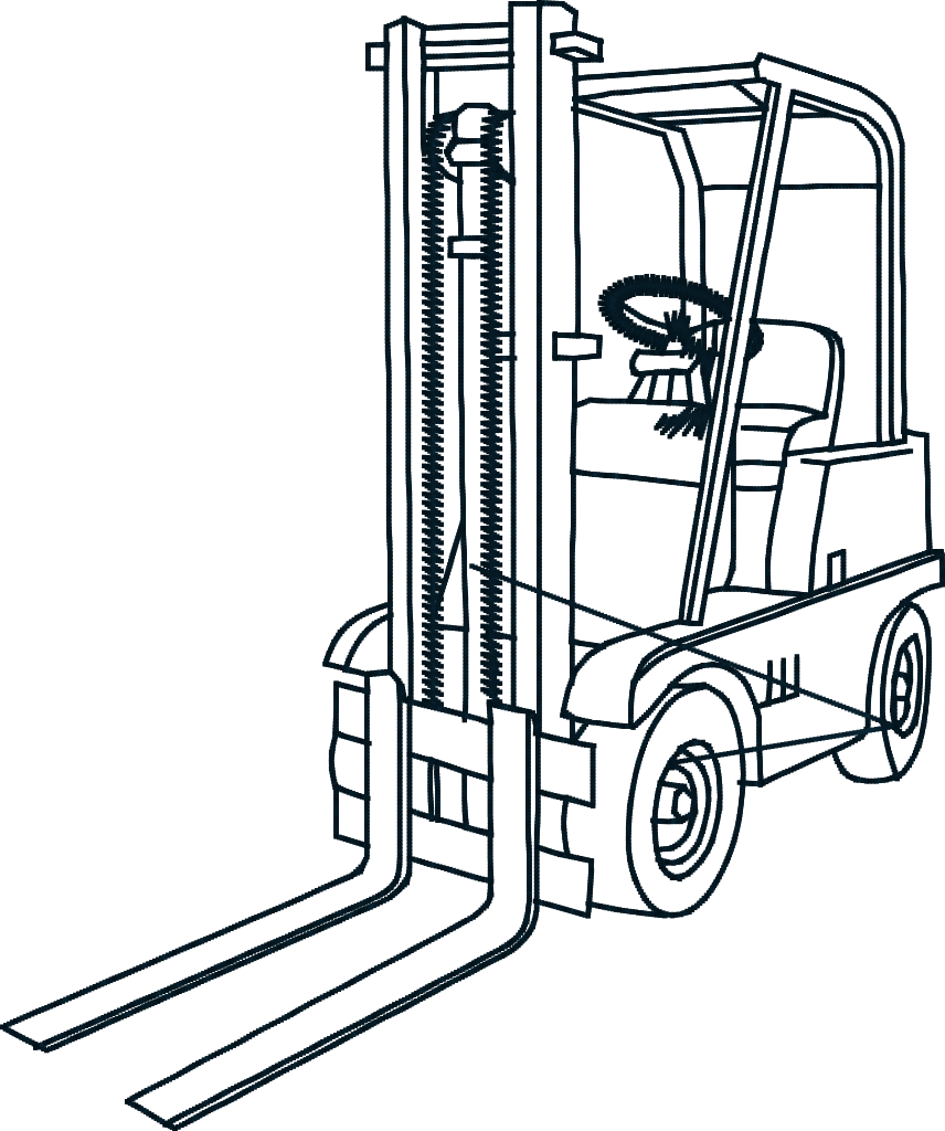 Forklift Outline