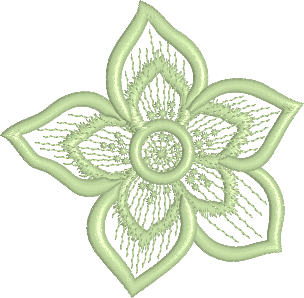 Floral Cutwork Design