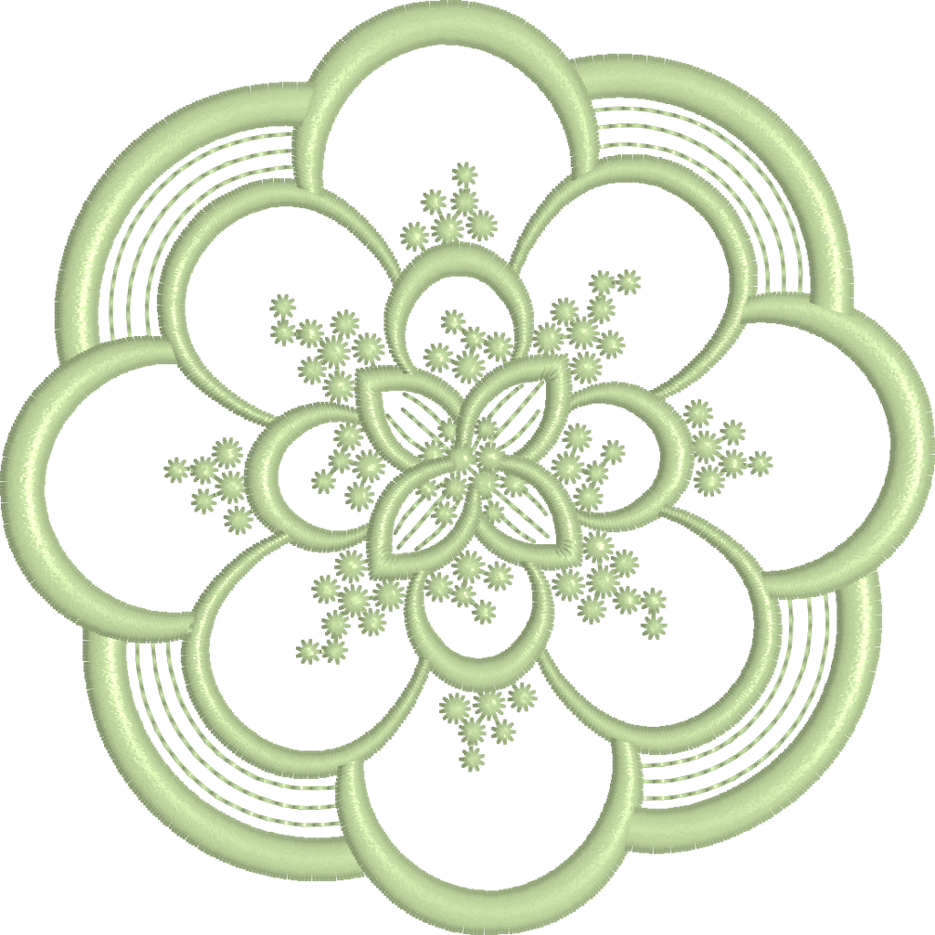 Floral Cutwork Design