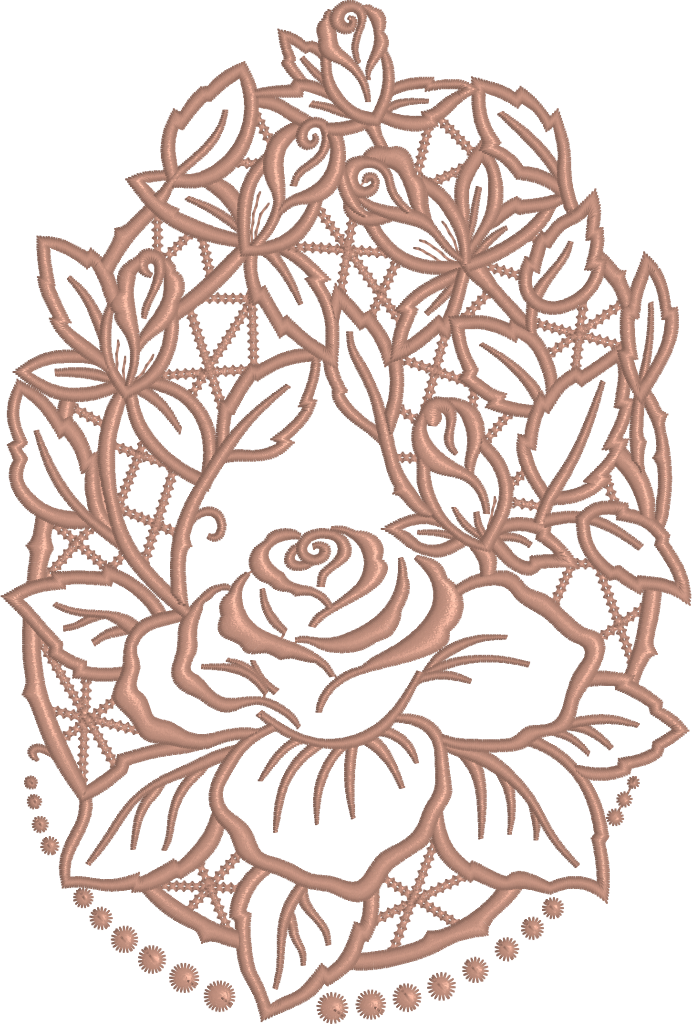 Floral Cutwork