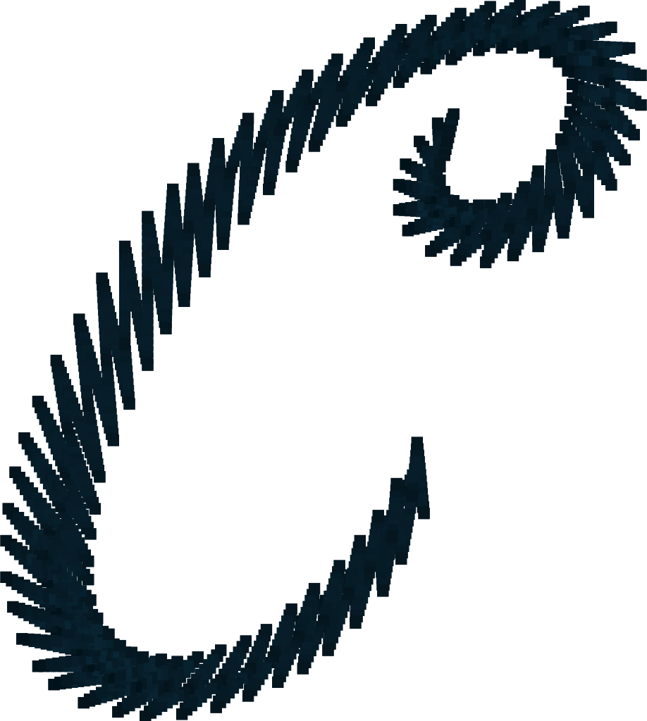 Cursive Calligraphy Embroidery Alphabet - C