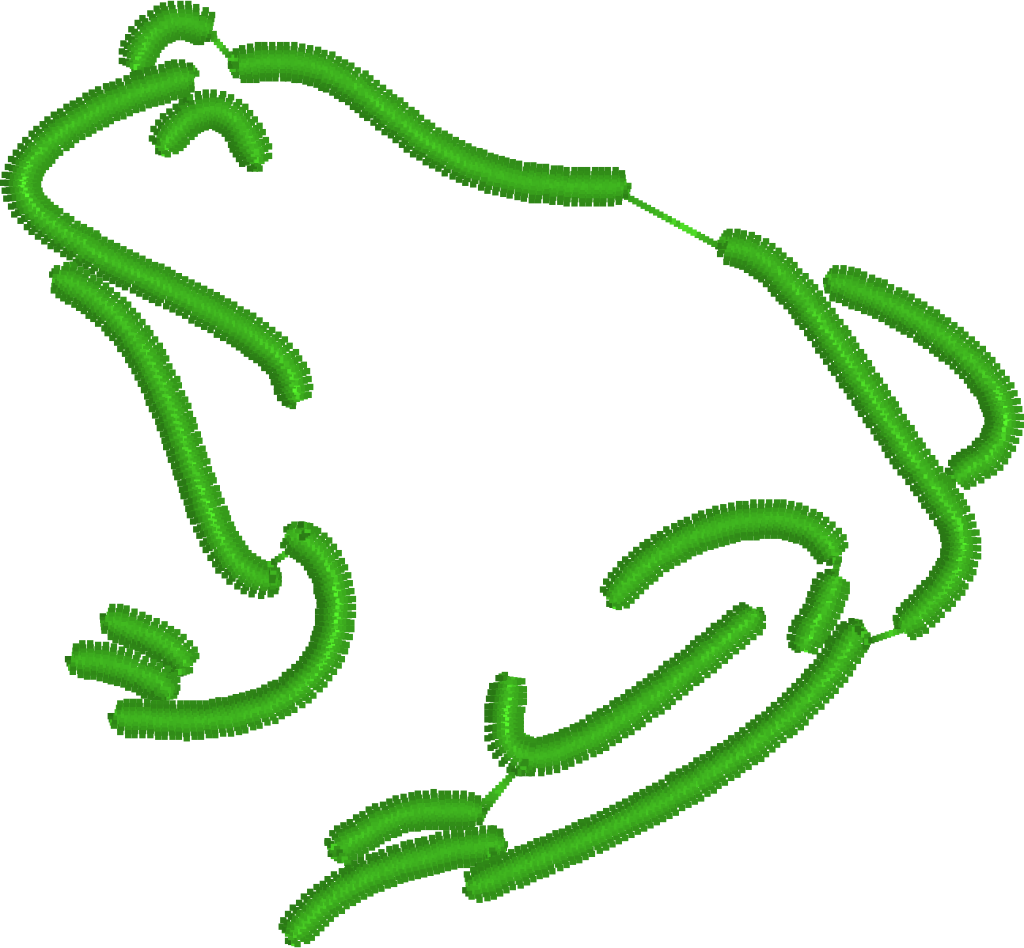 Graphical Frog Outline
