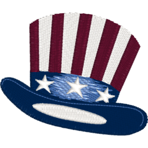 4th of July Top Hat