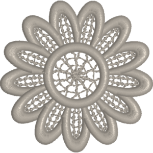 Free Standing Lace Flower