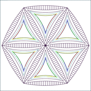 Cutwork Quilt Flower Pattern