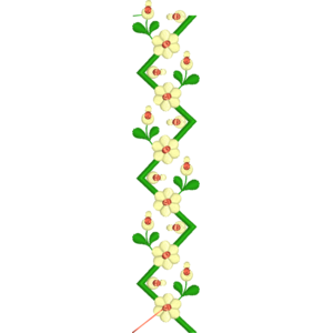 Italian Romance Endless Floral Border