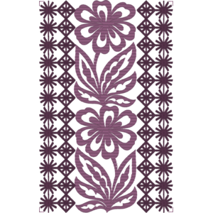 All Over Embroidery - Floral Border