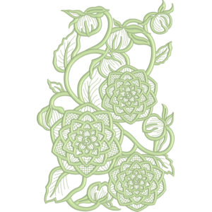 Floral Cutwork Design
