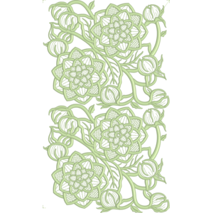 Floral Cutwork Design